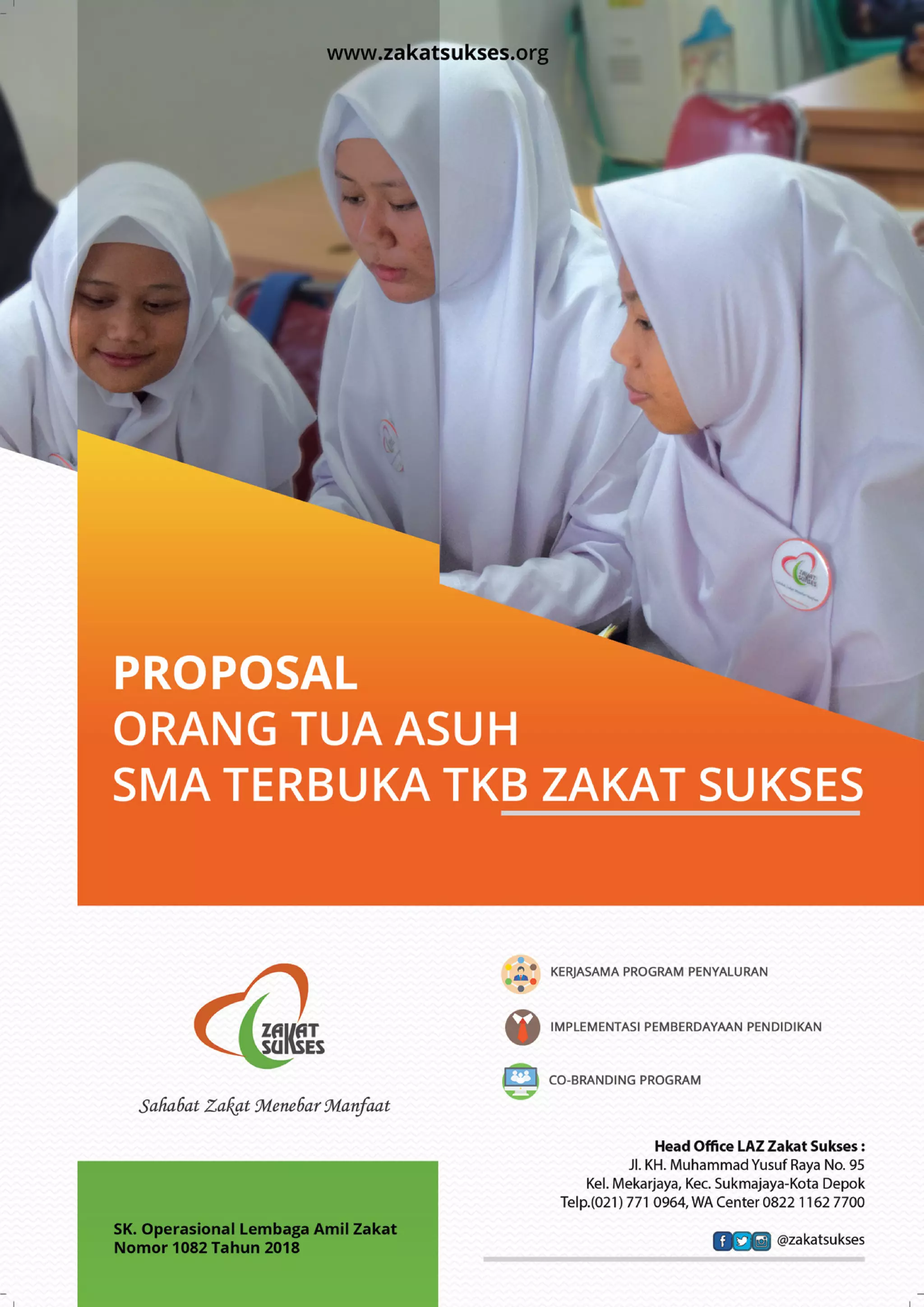 1. proposal pendidikan orang tua asuh smater zs | PDF