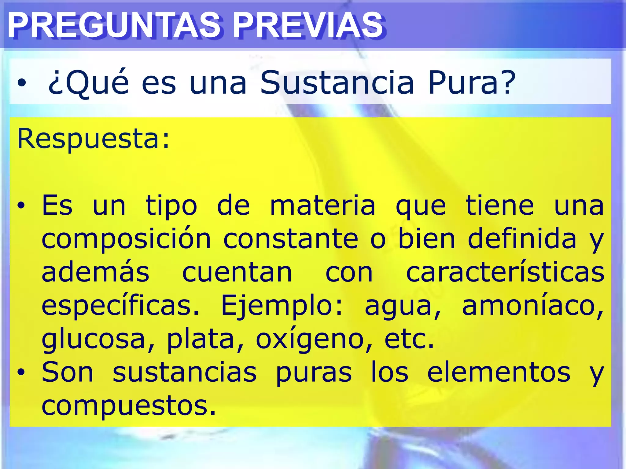 1. clasificacion de la materia material base | PPTX