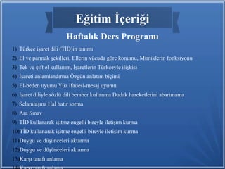 Engelsiz Eğitim 1. hafta | PPT