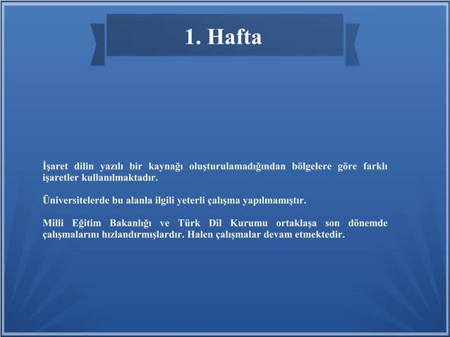 Engelsiz Eğitim 1. hafta | PPT