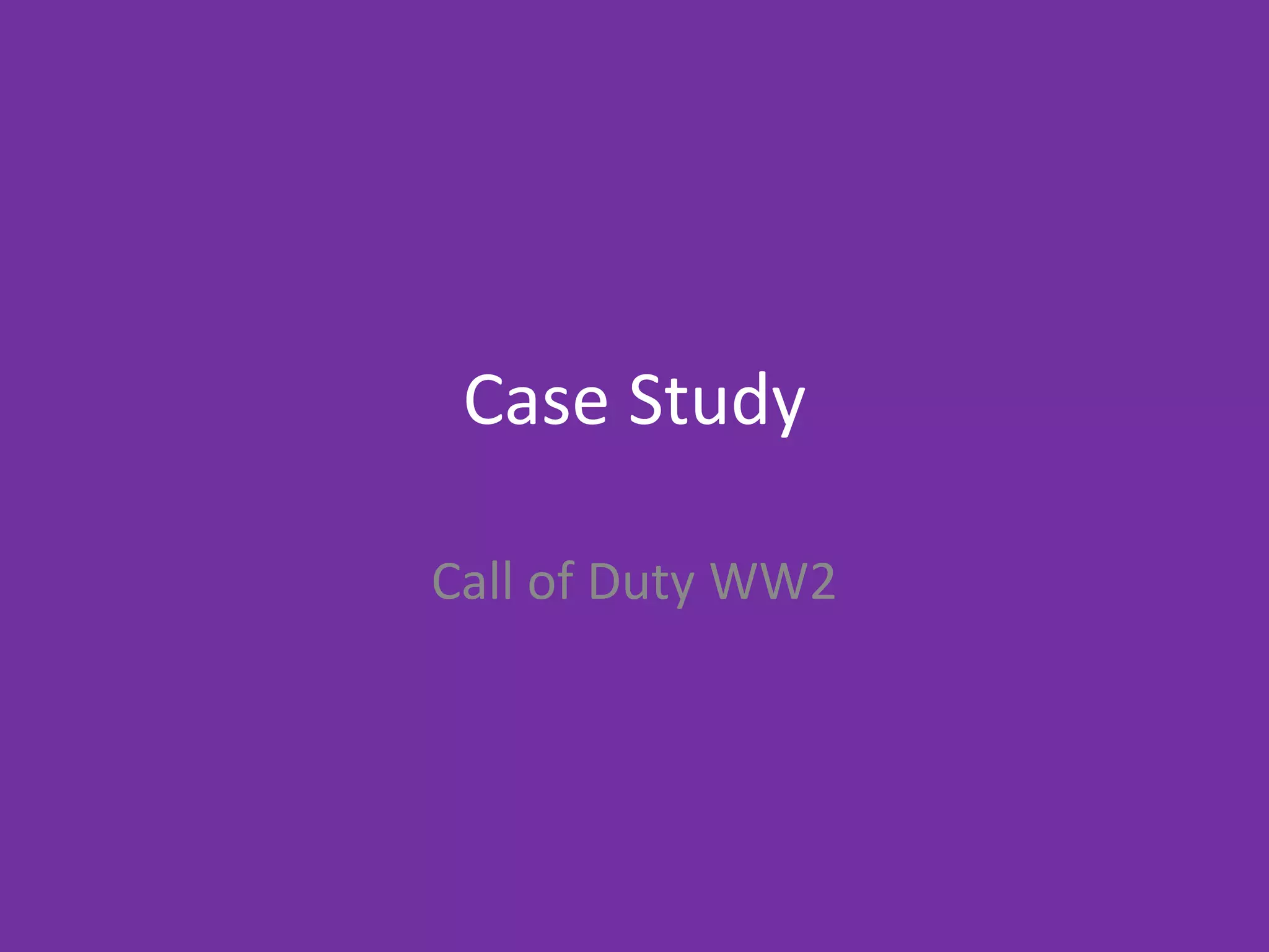 1. Case Study | PPTX