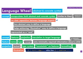 Language Workbench Language Wheel | PDF