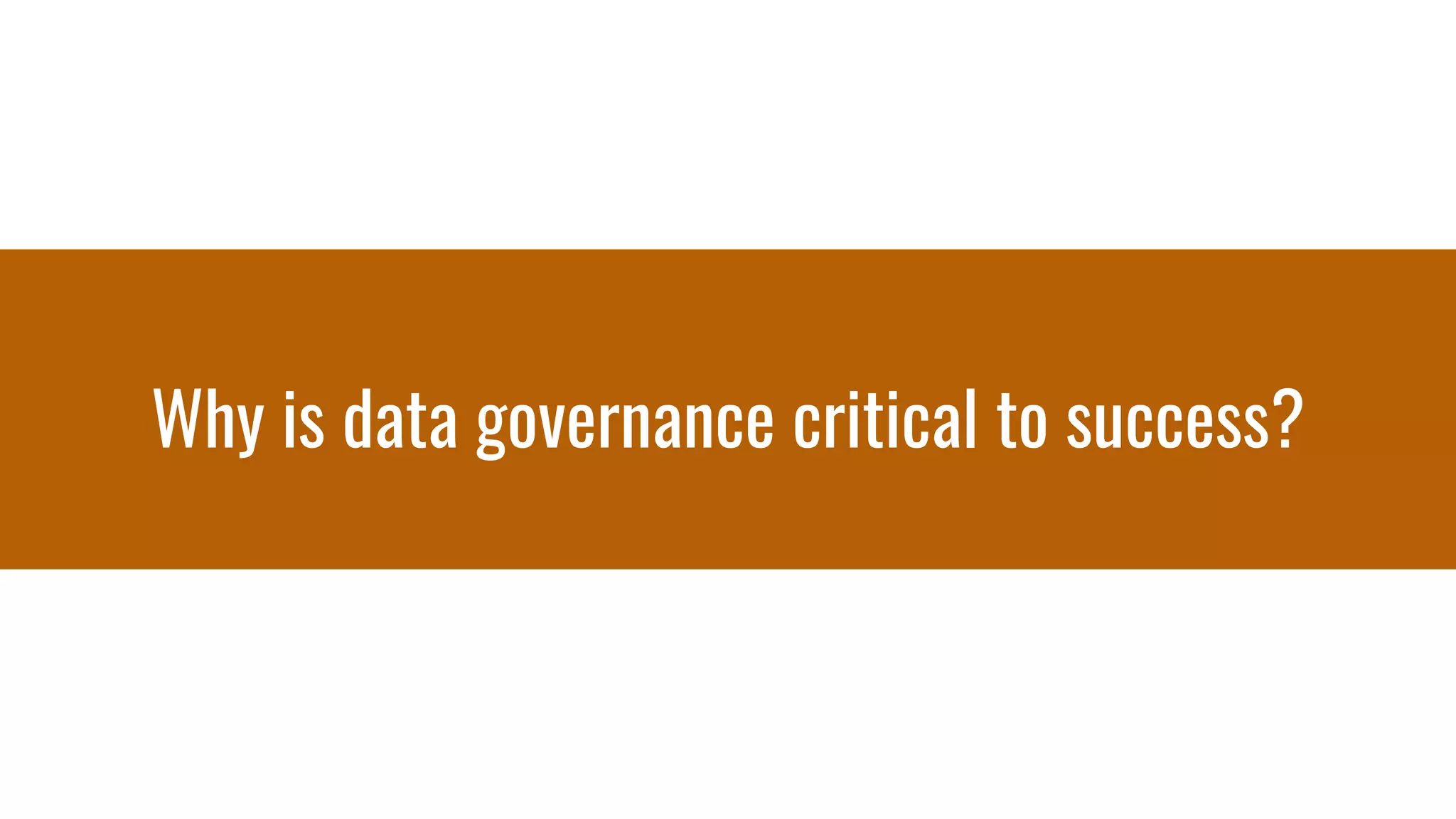 Jeffrey Ricker - "Big Data Governance" | PPT