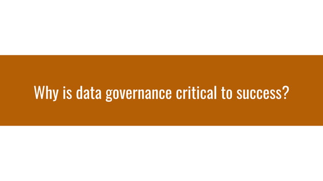 Jeffrey Ricker - "Big Data Governance" | PPT