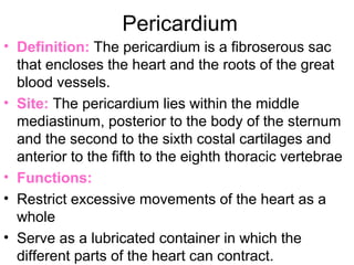 It is about heart Pericardium of heart.. | PPT