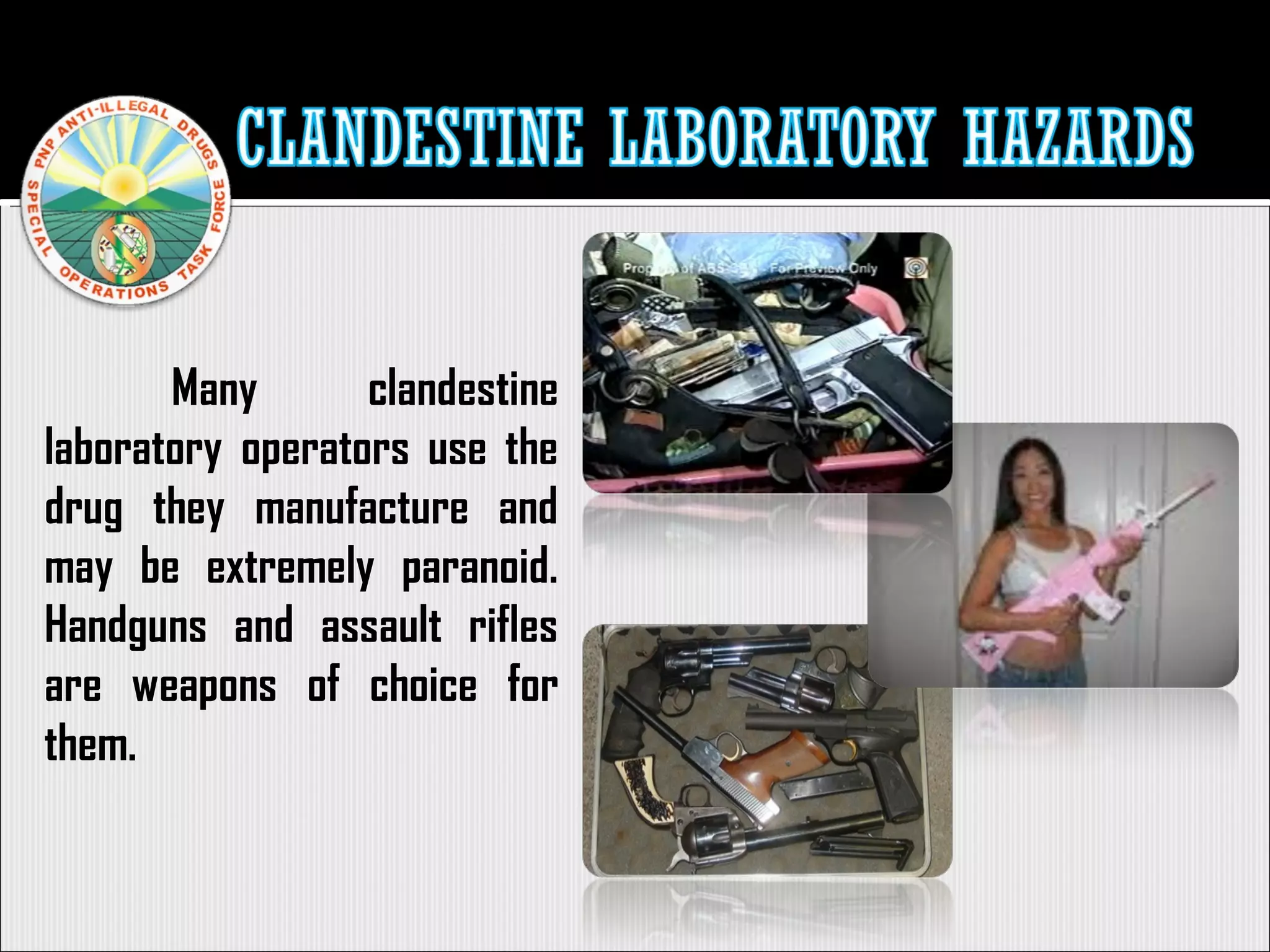 1. clandestine laboratory investigation | PPT