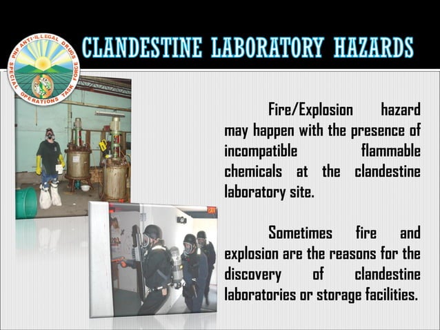 1. clandestine laboratory investigation | PPT