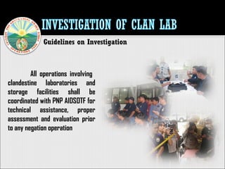 1. clandestine laboratory investigation | PPT