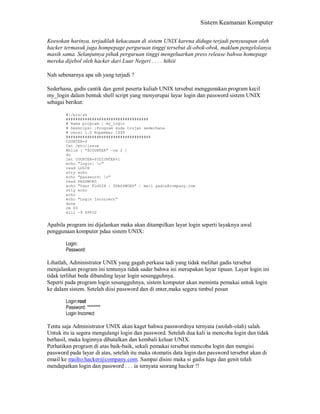 1. aspek keamanan data | PDF