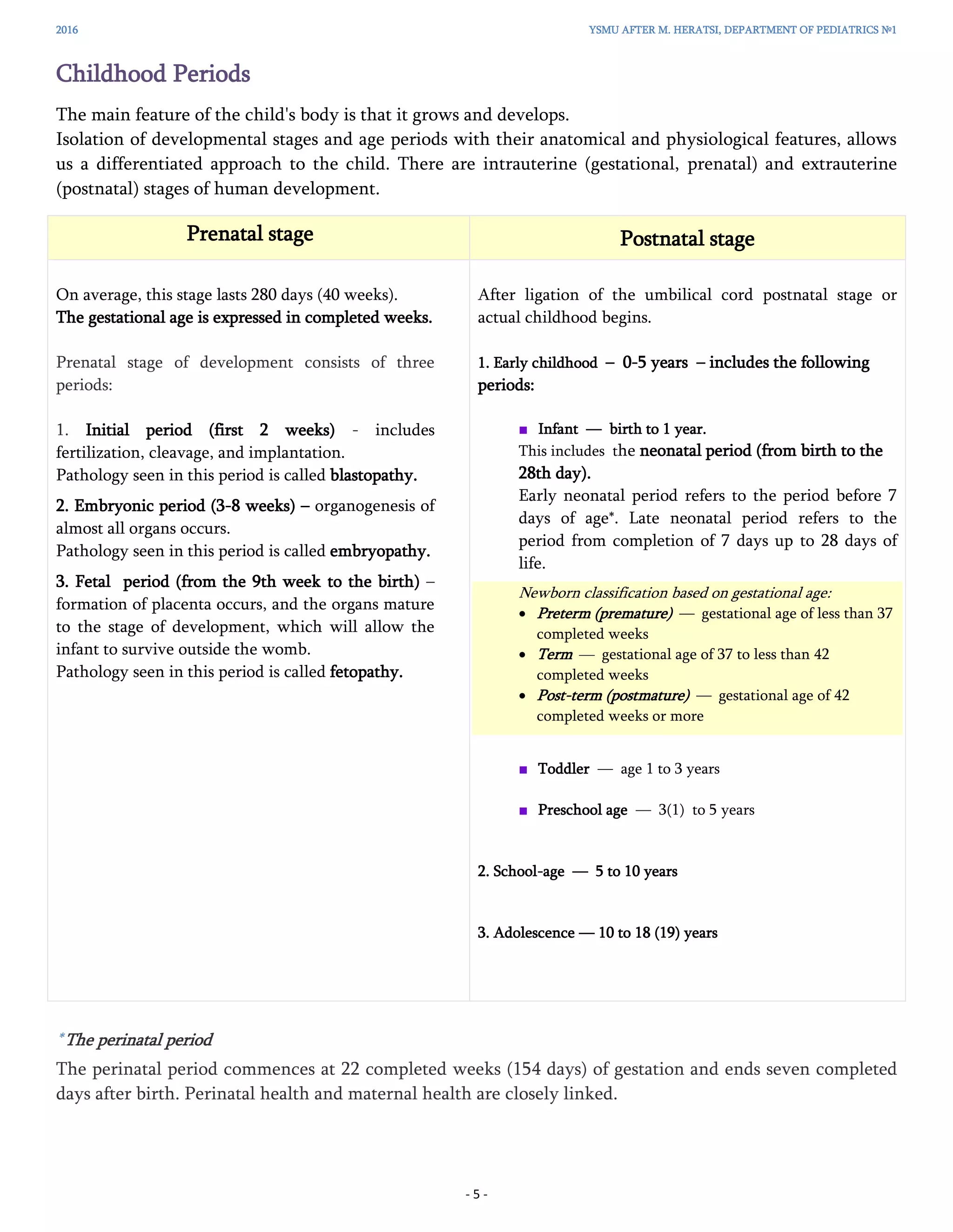 1. intro pediatrics 1 | PDF
