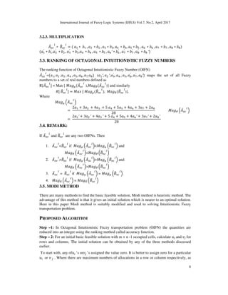 A NEW APPROACH FOR RANKING OF OCTAGONAL INTUITIONISTIC FUZZY NUMBERS | PDF