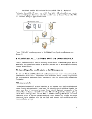 SECURITY ANALYSIS AND DELAY EVALUATION FOR SIP-BASED MOBILE MASS EXAMINATION SYSTEM | PDF