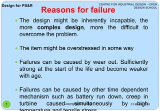 1. design for performance, safety and reliability | PPT