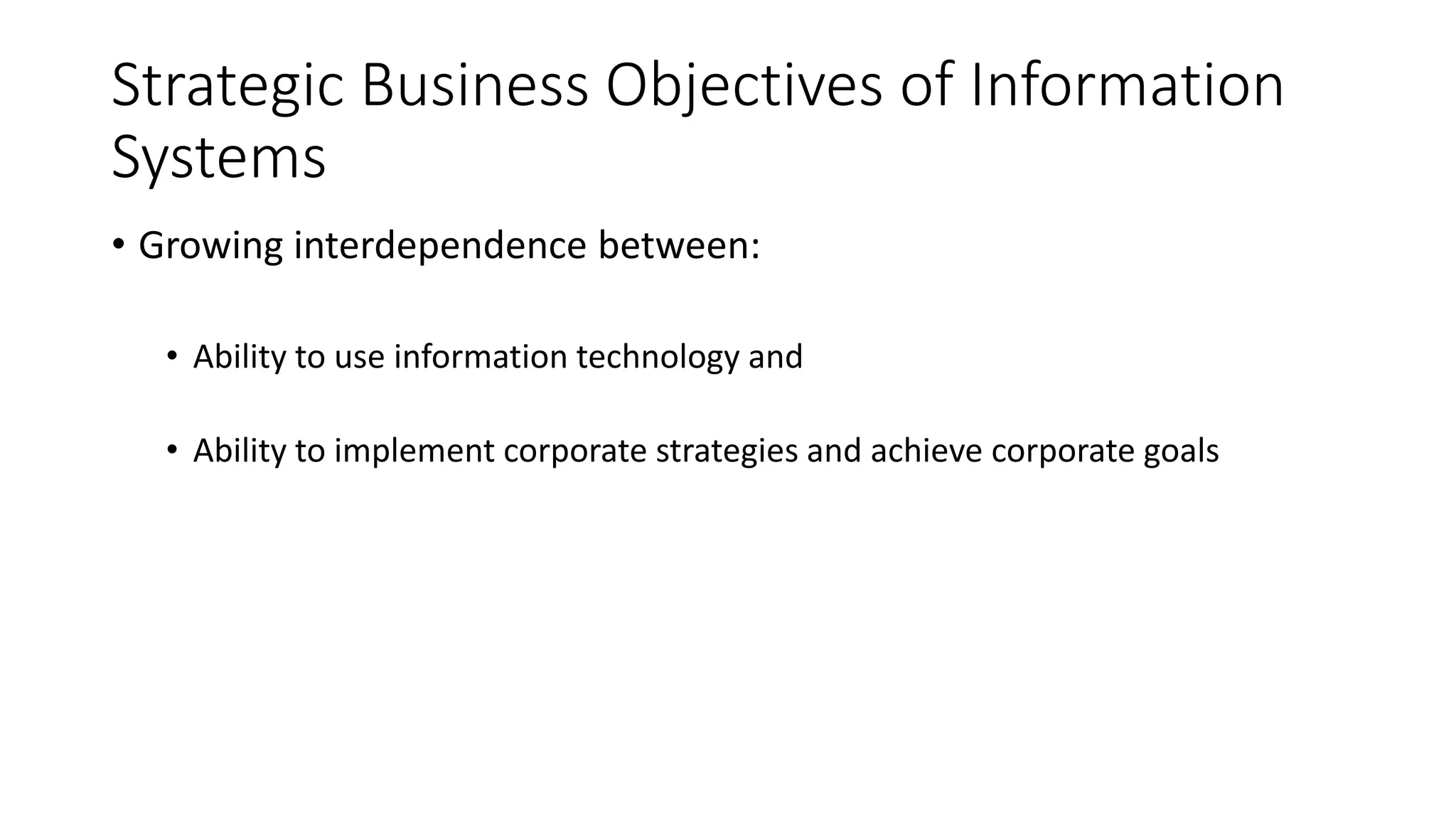 Information systems in global business today | PPTX