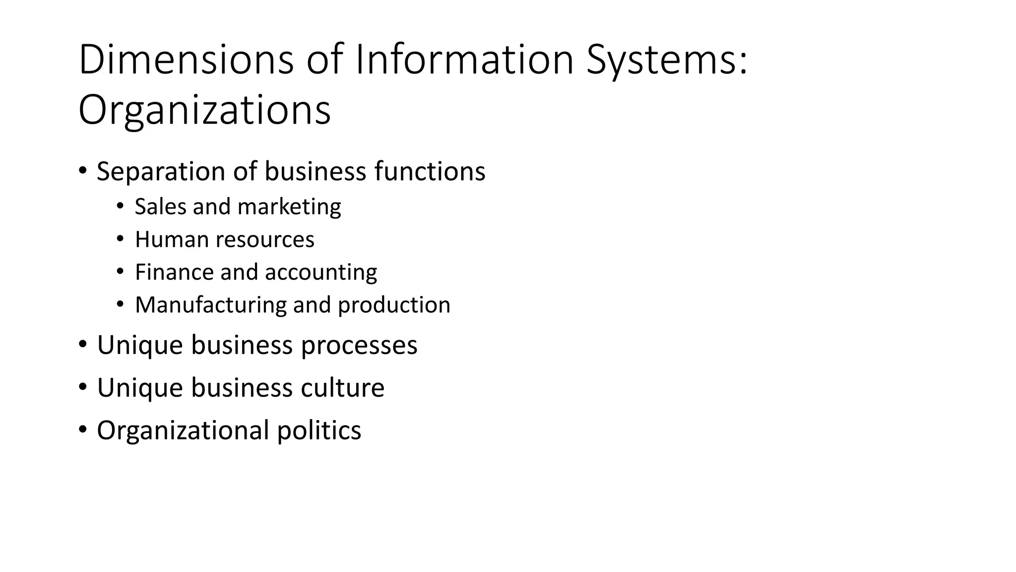 Information systems in global business today | PPTX