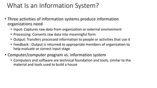 Information systems in global business today | PPTX