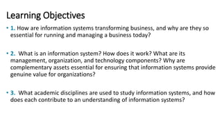 Information systems in global business today | PPTX