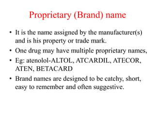 1. intro to pharmacology 1 | PDF