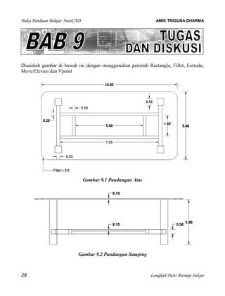 1. ebook panduan belajar autocad | PDF