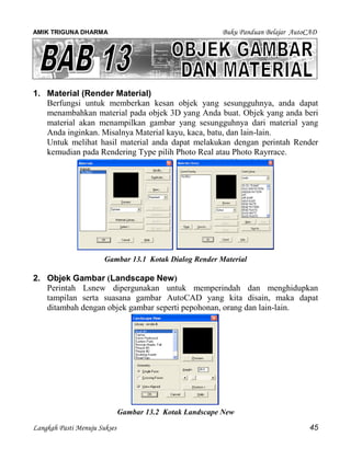 1. ebook panduan belajar autocad | PDF