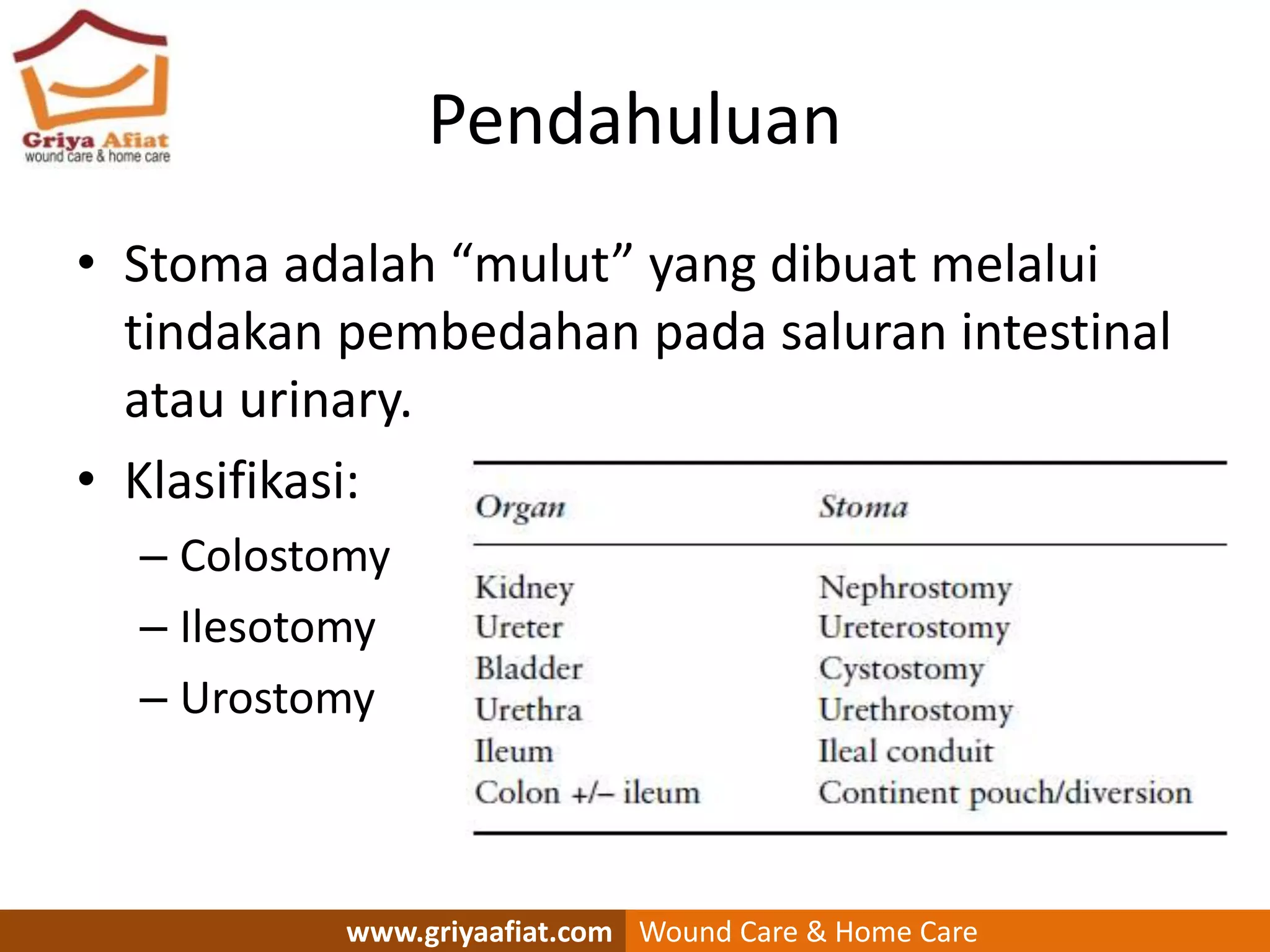 1. konsep dasar stoma | PPTX