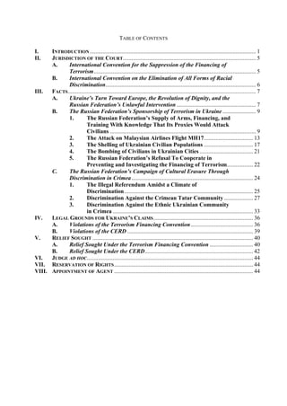Terrorism financing and racial discrimination in Ukraine | PDF