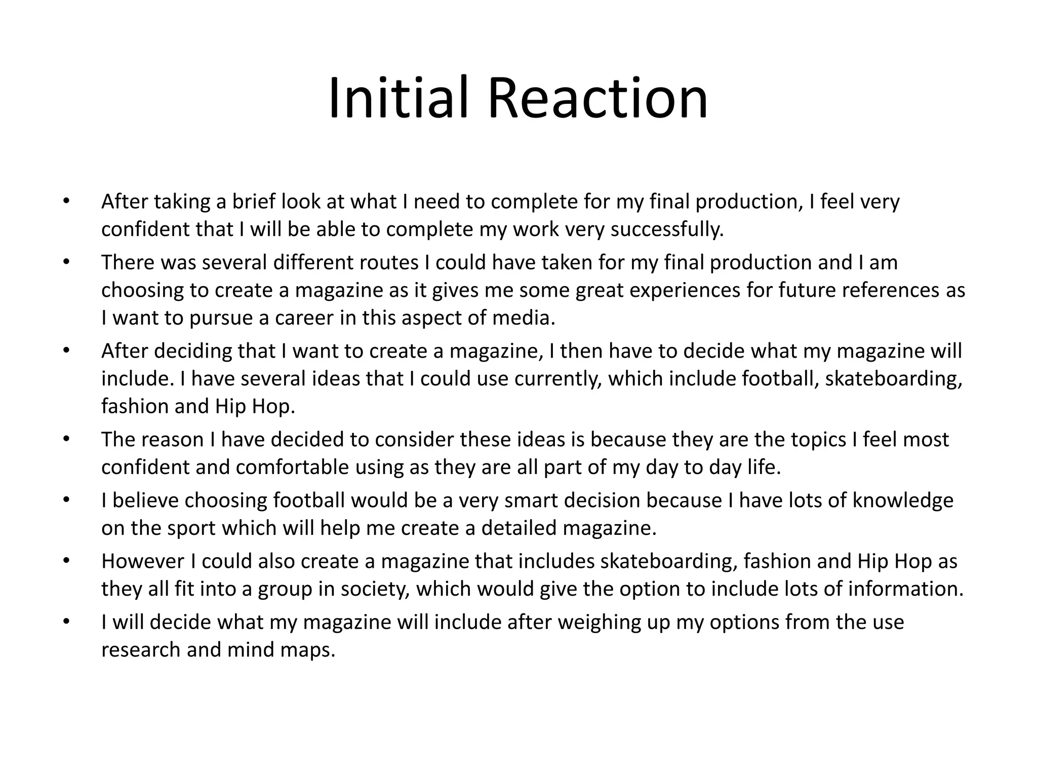 1. initial plans | PPTX