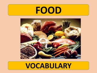 1.food vocabulary1ys | PPT