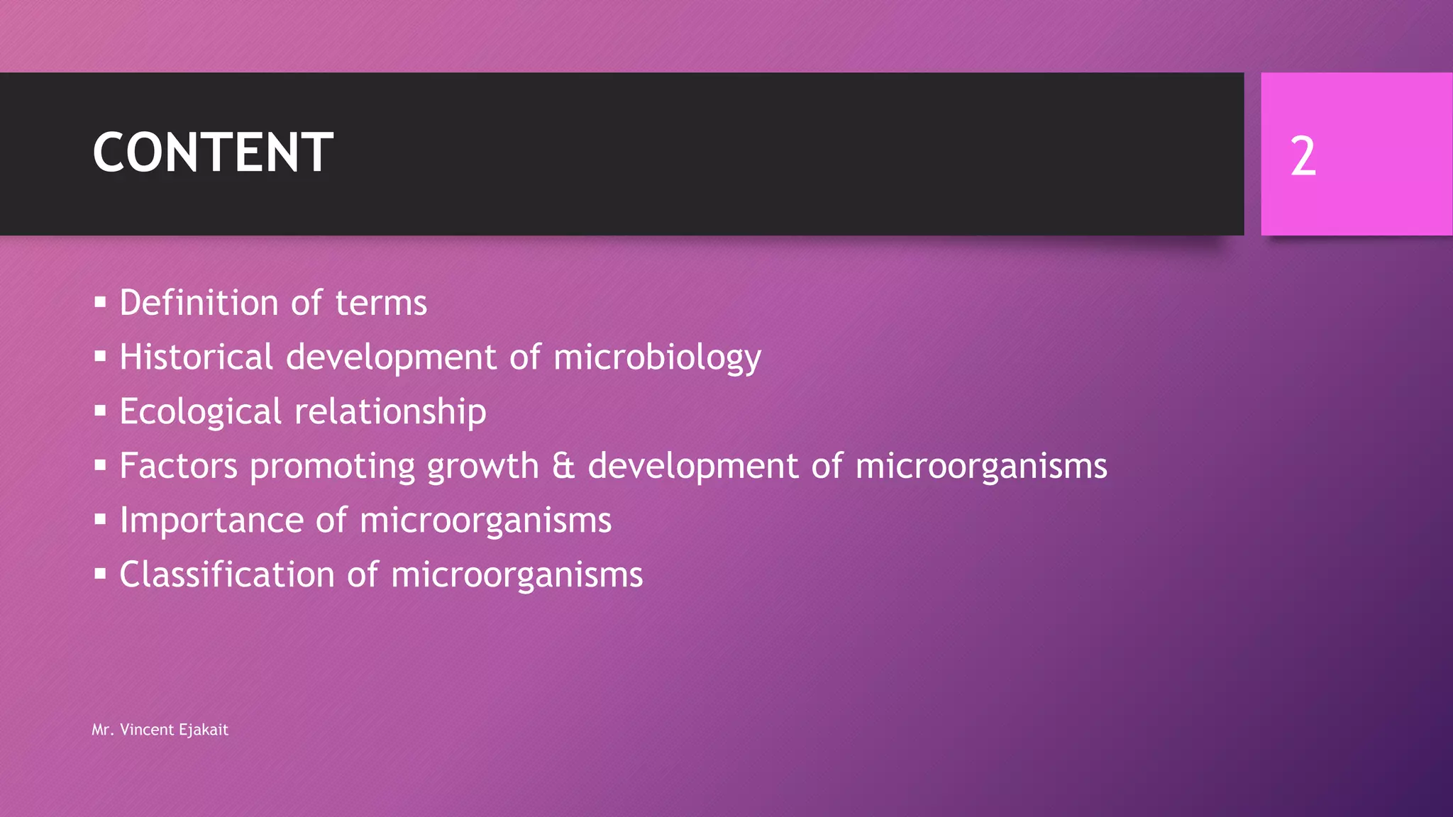 1. Introduction to Microbiology & Parasitology lecture | PPTX