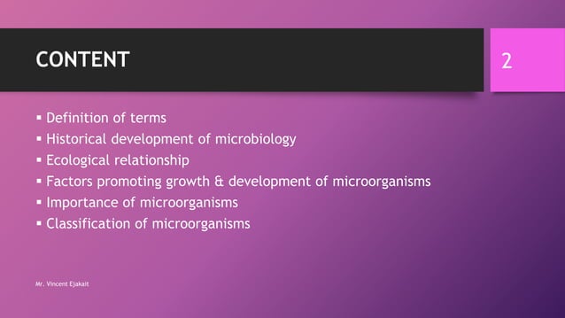 1. Introduction to Microbiology & Parasitology lecture | PPTX ...