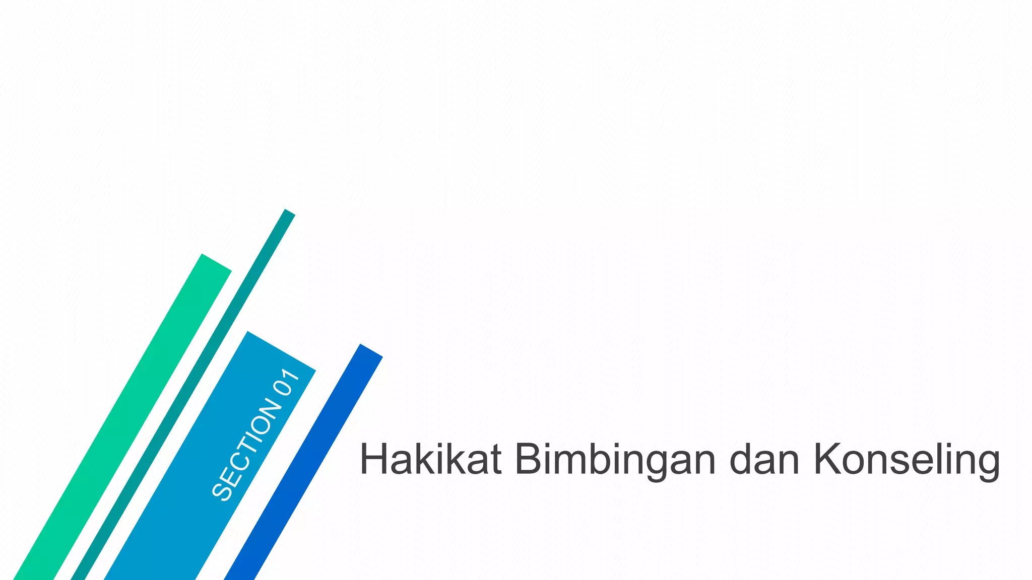Materi 1 Hakikat dan tujuan bk | PPTX