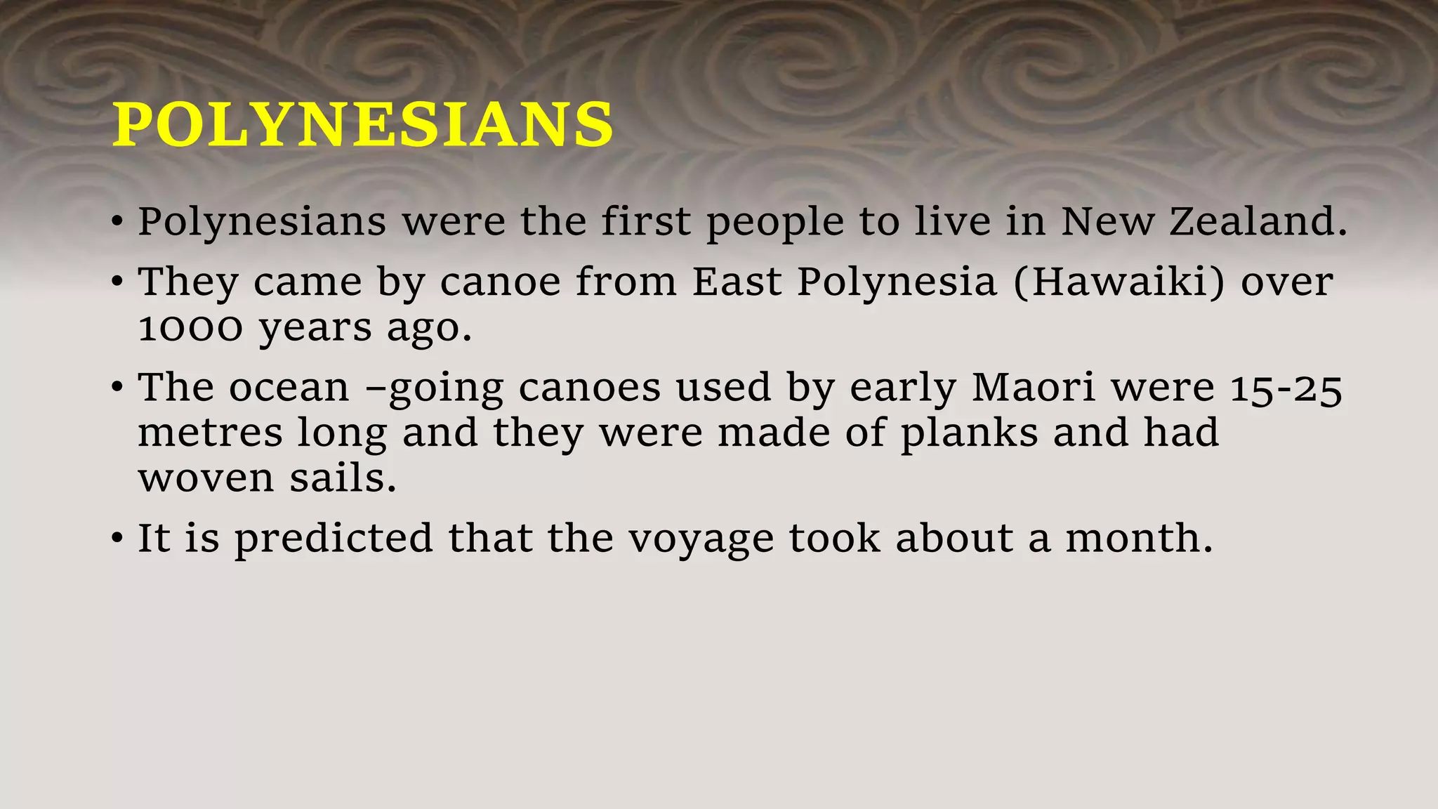 HUMANITIES YEAR 9: THE MAORI | PPT | Free Download