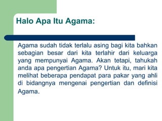 1. konsep agama (1) | PPT