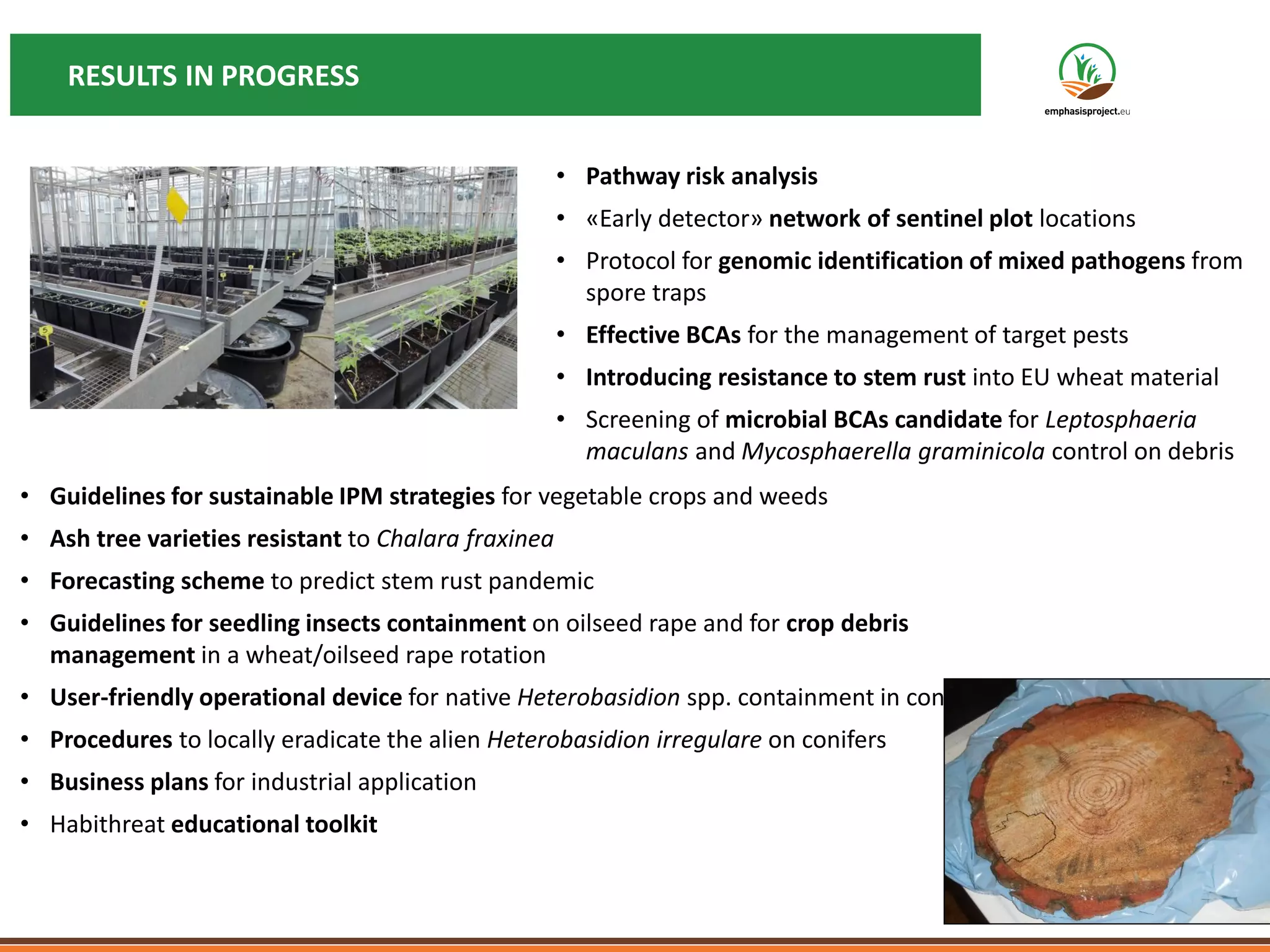 Introduction to EMPHASIS project: aims and objectives | PPT