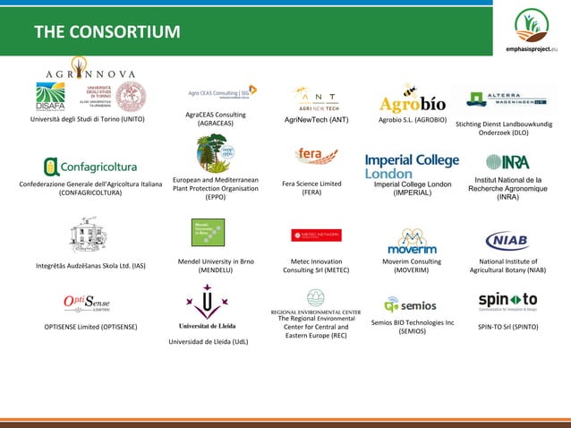 Introduction to EMPHASIS project: aims and objectives | PPT