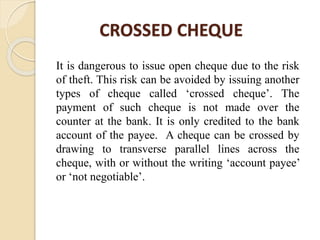 1.promissory note 2.bill of exchange 3.cheque | PPTX