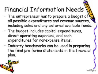 Business plan for a new venture | PPT