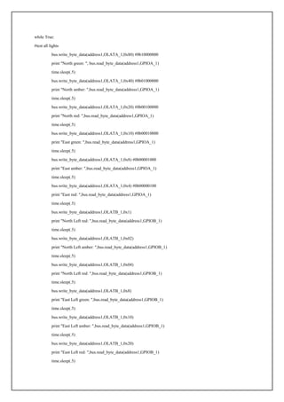 Raspberry Pi Traffic Light | PDF