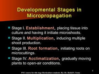 1. propagation by plant tissue culture | PPT
