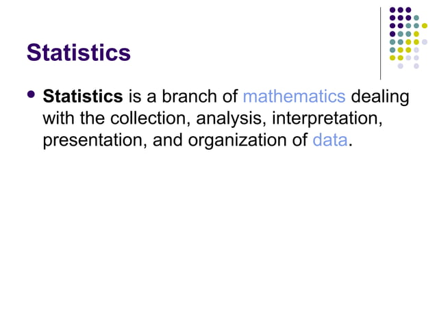 1. descriptive statistics | PPT