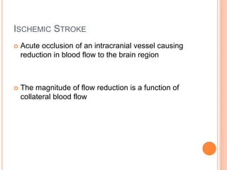 1.stroke epidemiology and stroke syndromes dr trilochan shrivastava | PPTX