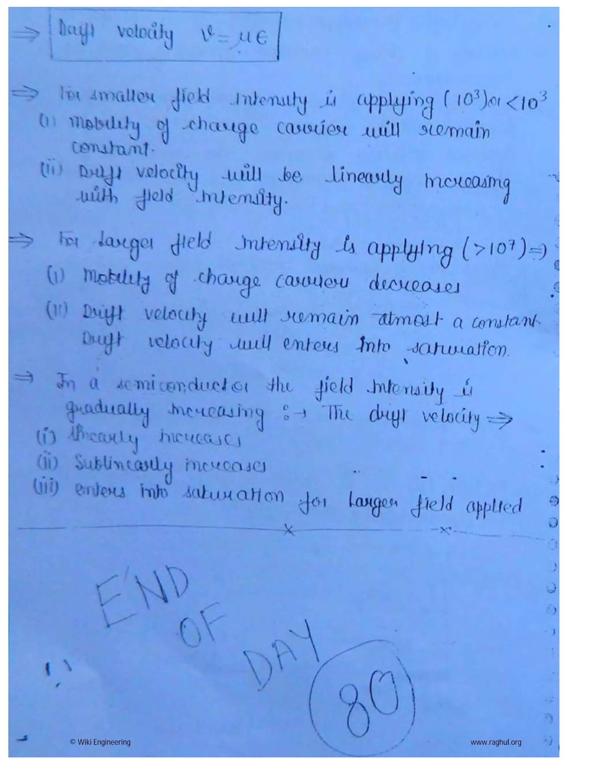 electronic device and circuit made easy hand written notes Gate ECE | PDF