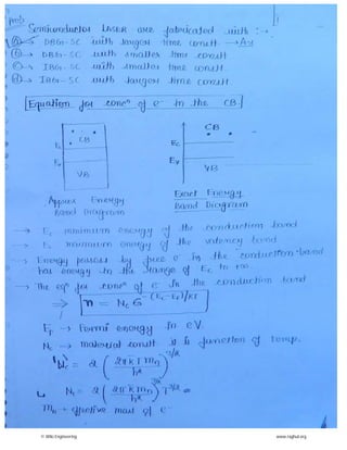 electronic device and circuit made easy hand written notes Gate ECE | PDF