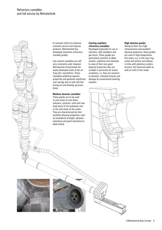 Refractory Product Line | Optimum Solutions for Cement Plants | PDF