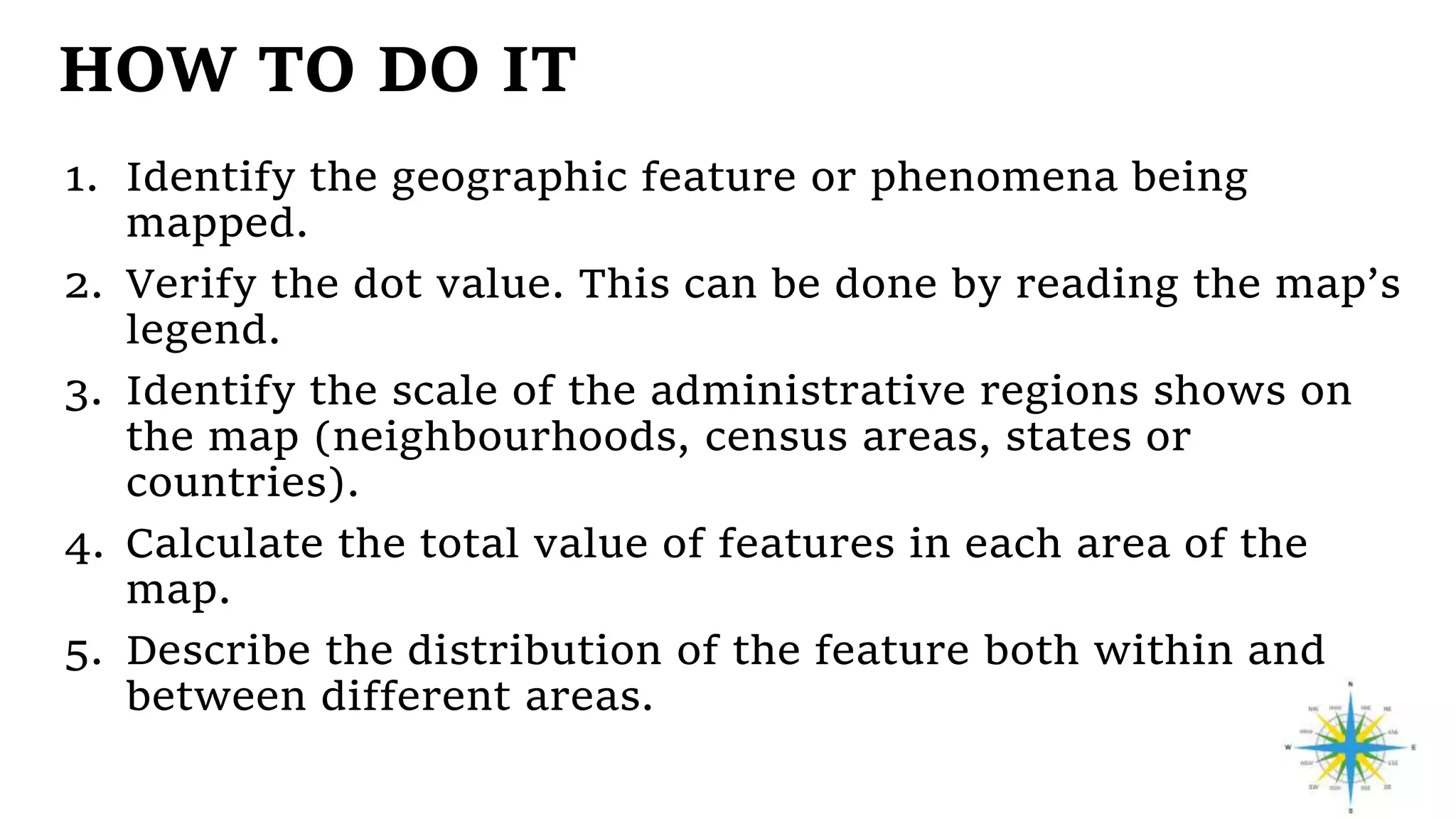 GEOGRAPHIC SKILLS: DOT MAPS | PPTX