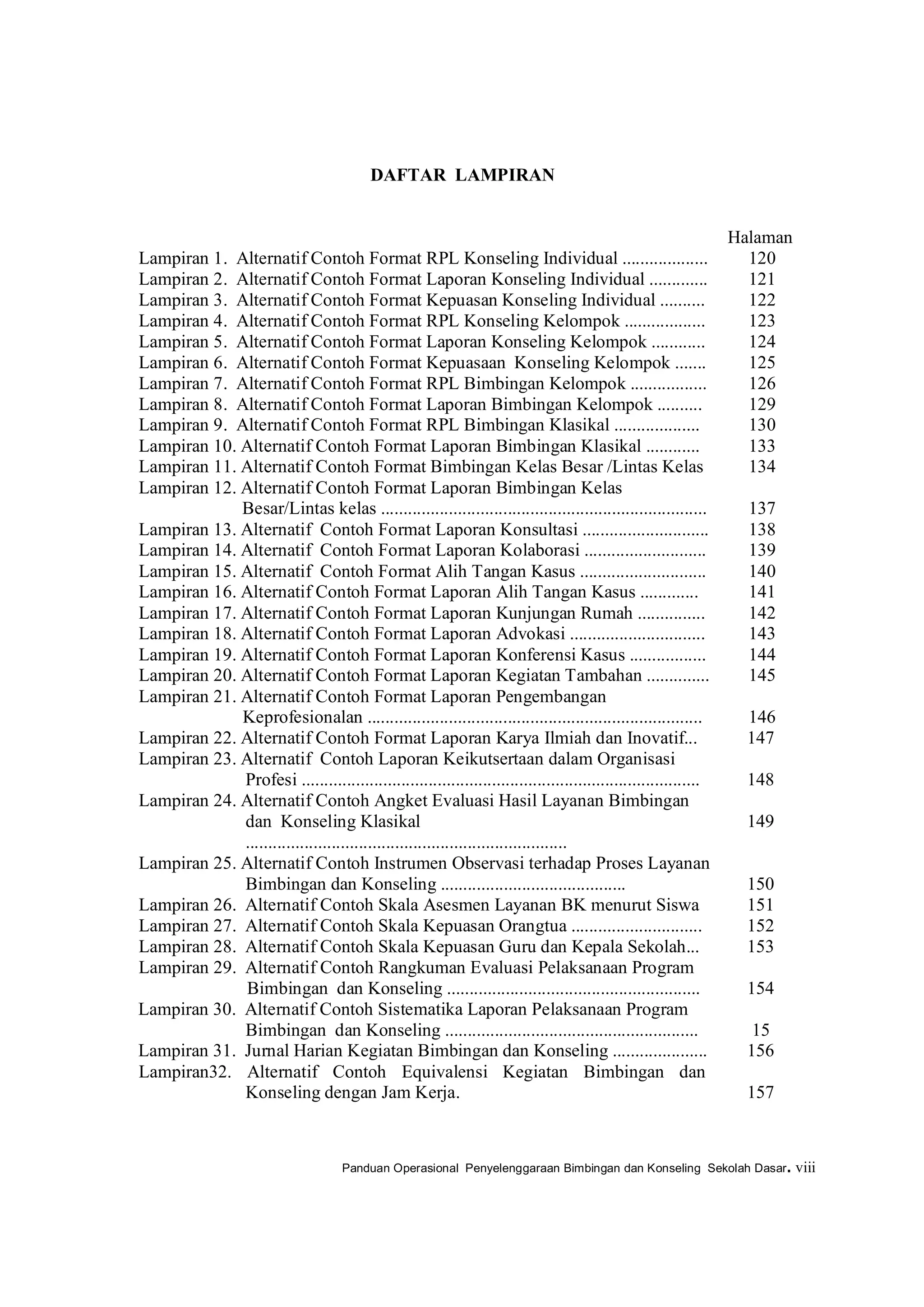 panduan penyelenggaraan BK di SD | PDF