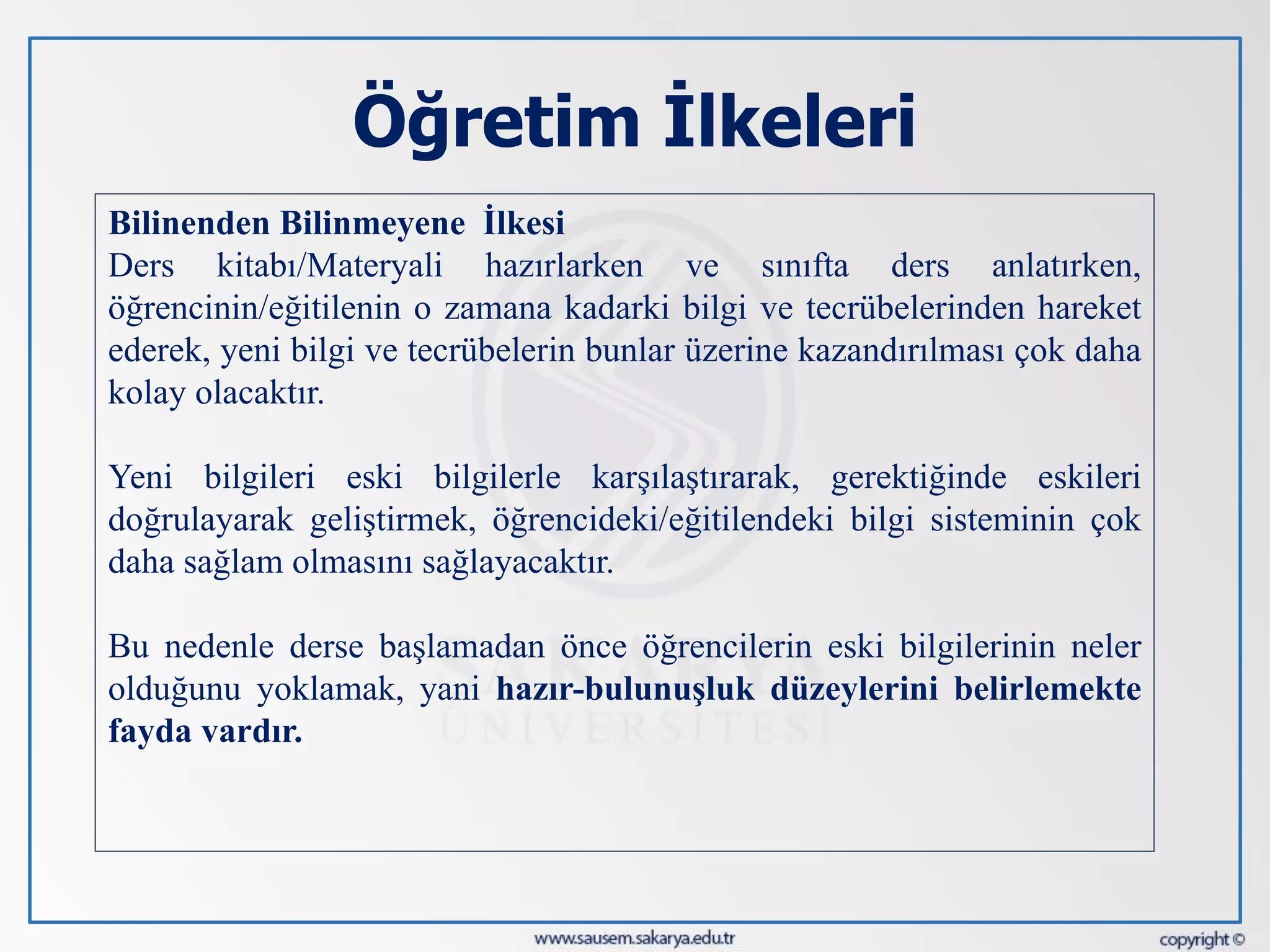 1. ders ogretim_ilkeleri | PDF