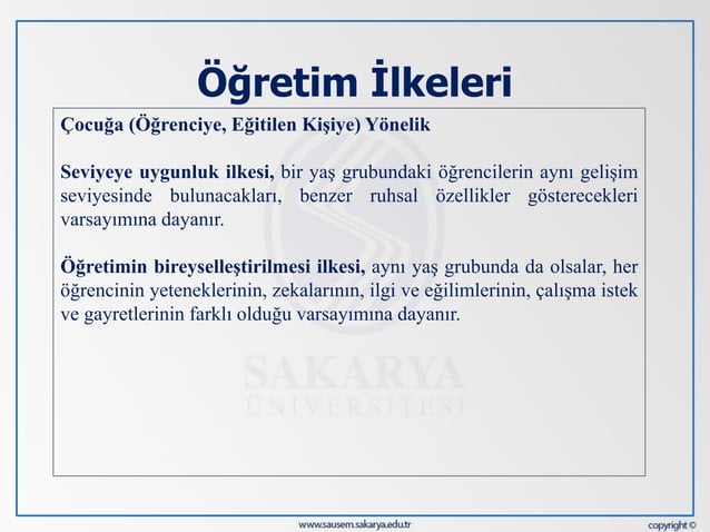 1. ders ogretim_ilkeleri | PDF