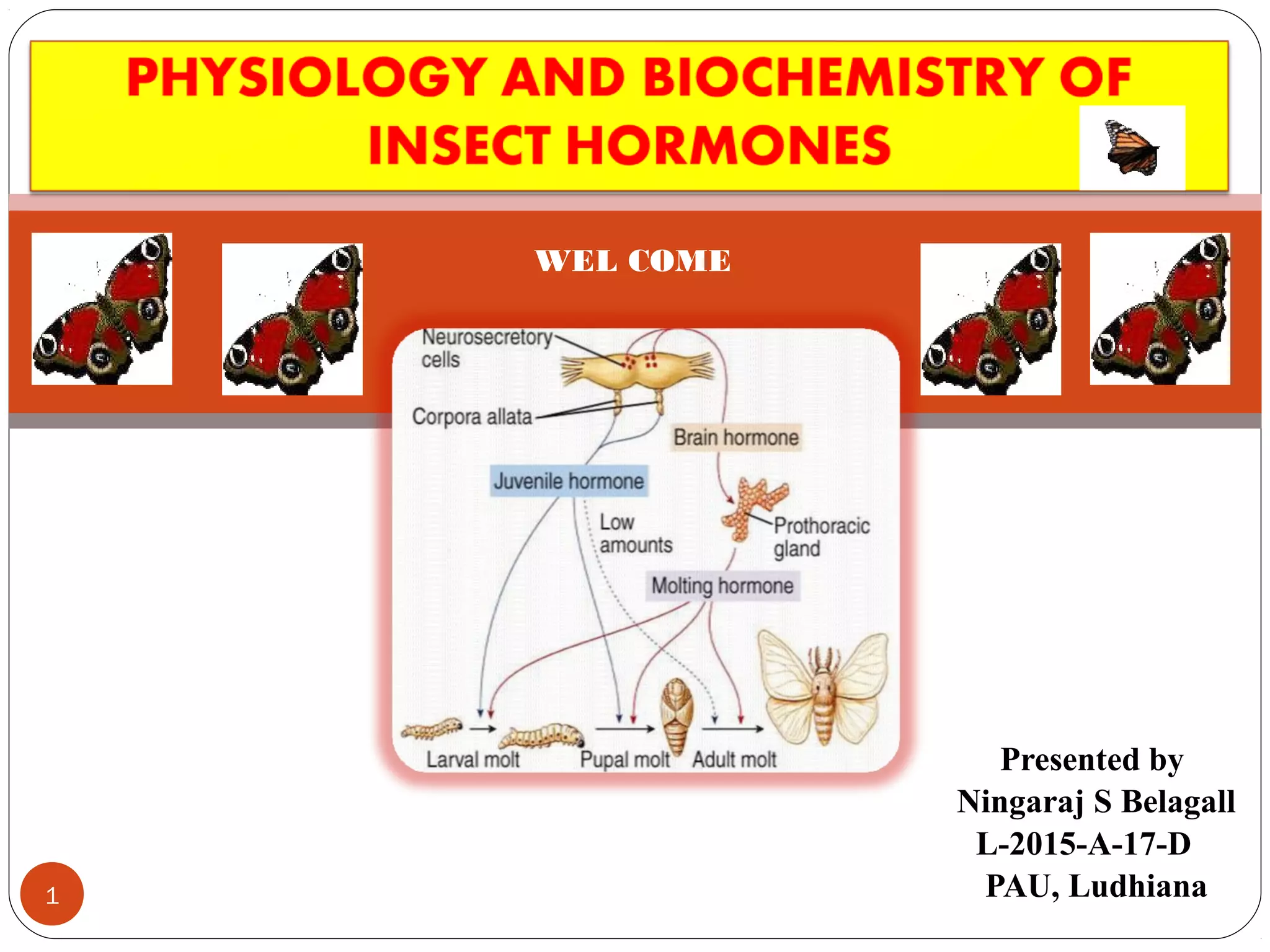 1.Physiology and Biochemistry of Insect Hormones | PPT | Endocrine and ...