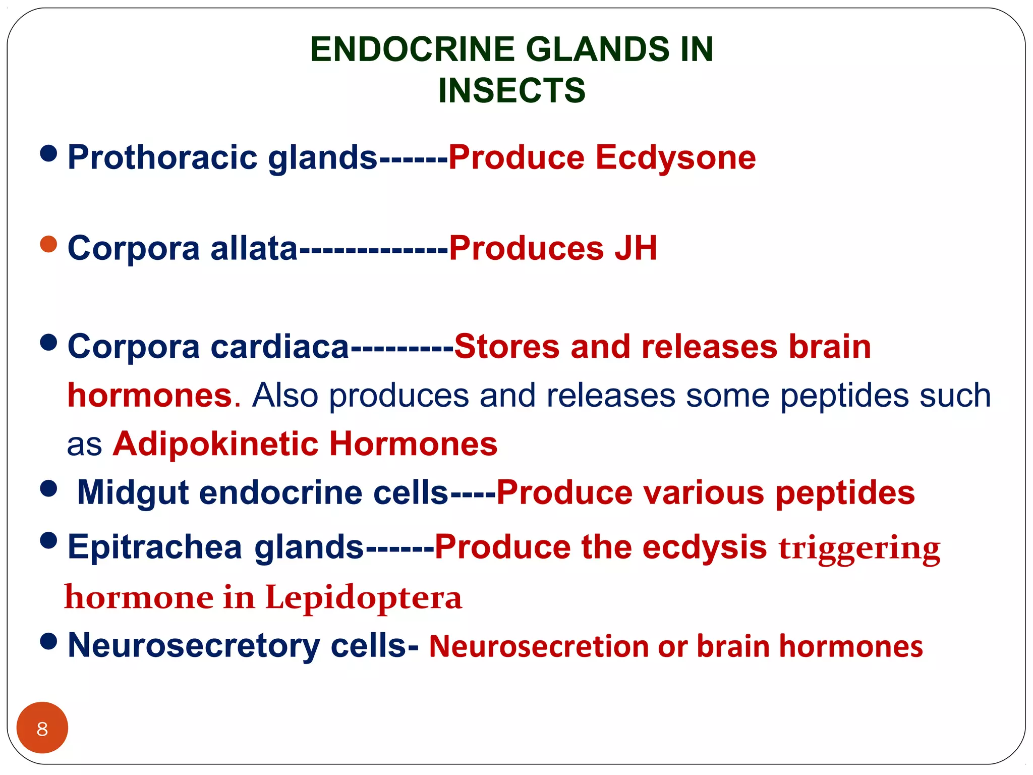 1.Physiology and Biochemistry of Insect Hormones | PPT